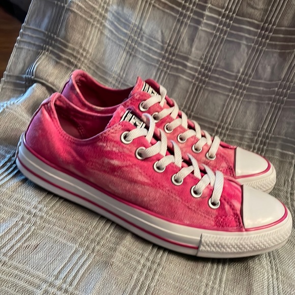 Shoes | Converse All Star Chuck Taylor Low Cut Sneakers W9 M7 Hot Pink ...